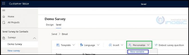 How to Create and Use Variables in Dynamics Customer Voice - Microsoft ...