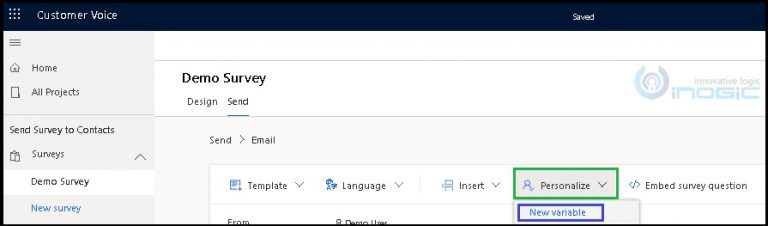How to Create and Use Variables in Dynamics Customer Voice - Microsoft ...