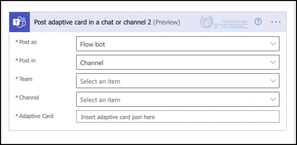 Actionable Messages In Microsoft Teams With Adaptive Cards Using Power