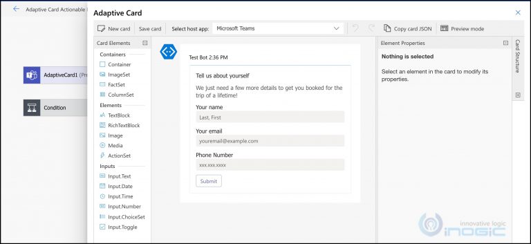 Actionable messages in Microsoft Teams with Adaptive Cards using Power Automate Flows ...