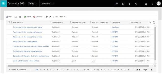 Duplicate Detection Rule Microsoft Dynamics 365 Crm Tips And Tricks
