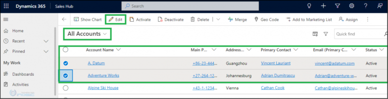 Bulk Edit Entity Records using new Model-Driven App experience - Microsoft Dynamics 365 CRM Tips ...