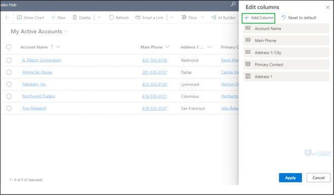 Use of new column options settings in grid view page - Microsoft ...