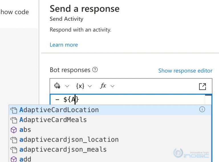 Displaying rich responses in Power Virtual Agent Chat bot using Adaptive Cards - Microsoft ...
