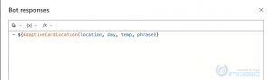 Displaying rich responses in Power Virtual Agent Chat bot using Adaptive Cards - Microsoft ...