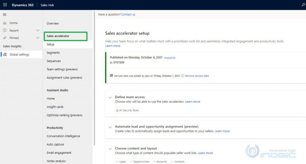 Enhancements in Sales Accelerator using Adaptive Sequences - Microsoft ...