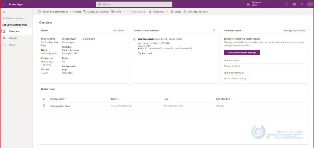 Use of new configuration page UI in Power Apps Solution - Microsoft ...