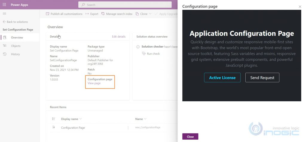 Use of new configuration page UI in Power Apps Solution - Microsoft ...