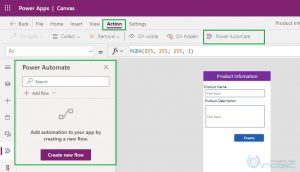 Power Automate pane in Canvas App - Microsoft Dynamics 365 CRM Tips and Tricks