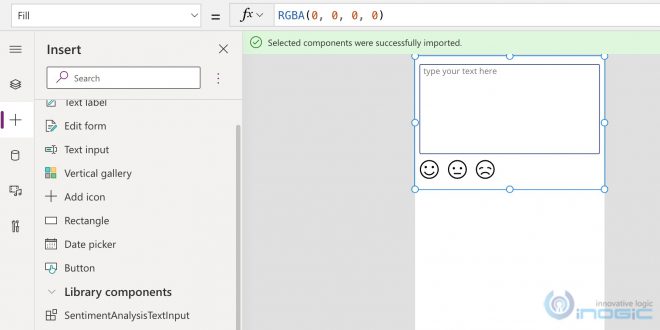 Reusable Components Using Component Library In Canvas Power Apps