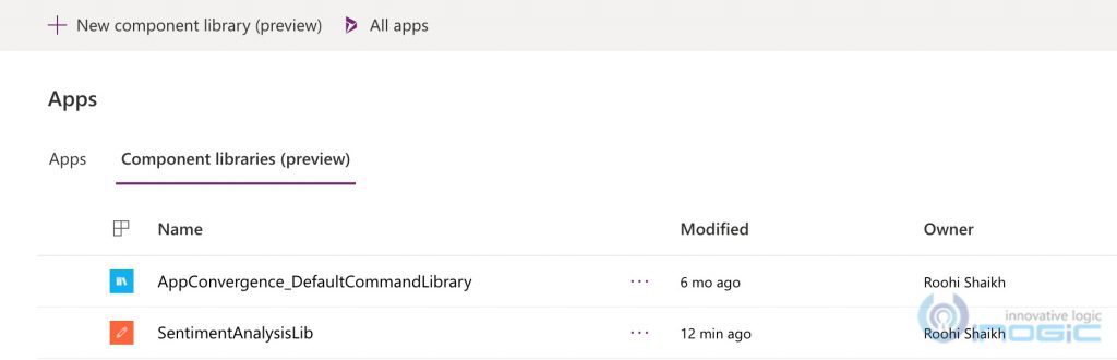 Reusable Components Using Component Library In Canvas Power Apps
