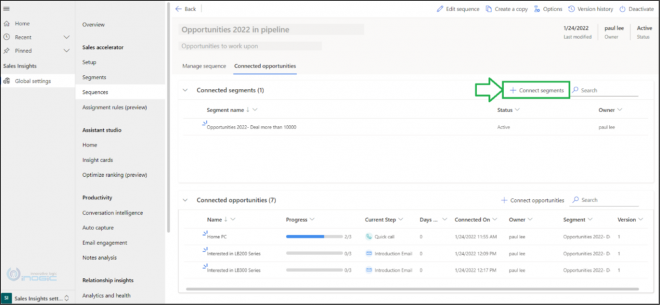 Enhancements in Sales Accelerator using Segments - Microsoft Dynamics ...