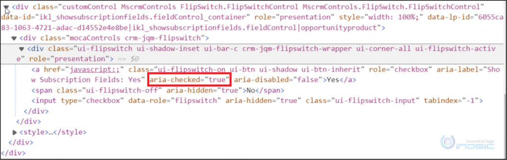 How to read the value from a Flip Switch Control in EasyRepro? - Microsoft Dynamics 365 CRM Tips ...