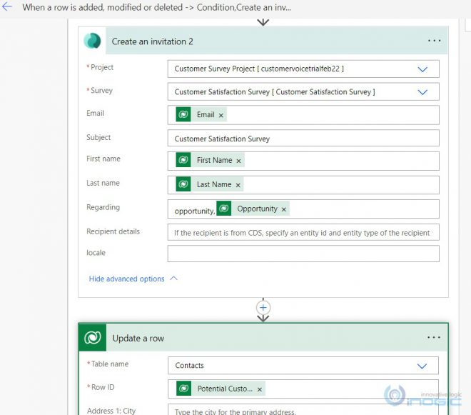 How to use Invitation Id of Customer Voice Survey Invitation in Power ...