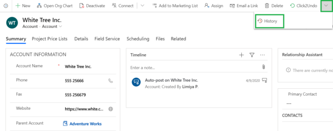 Ctrl+Z: Undo & Restore Changes in Dynamics 365 with One Click - Microsoft Dynamics 365 CRM Tips ...