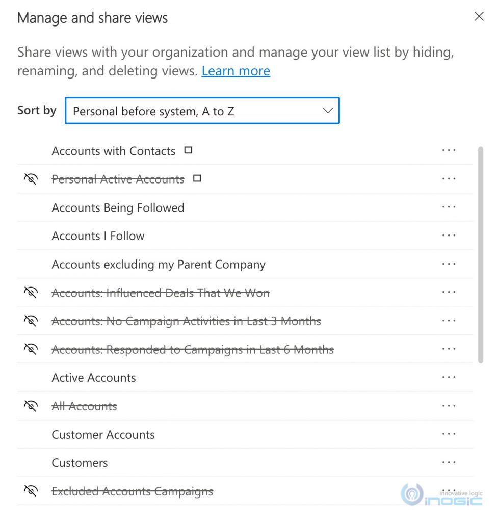 Decide The Views You Want To See In Model Driven Apps In Dynamics 365