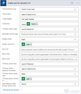 Launch Playbooks using sales insight cards (assistant V3) in Dynamics ...