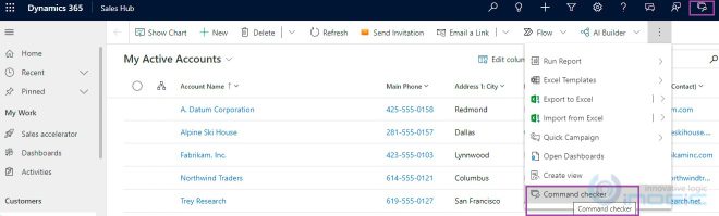 Command Checker To Debug Ribbon Buttons Microsoft Dynamics 365 Crm Tips And Tricks
