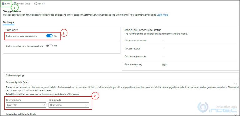 AI model-based suggestions for similar Cases and Knowledge Articles ...