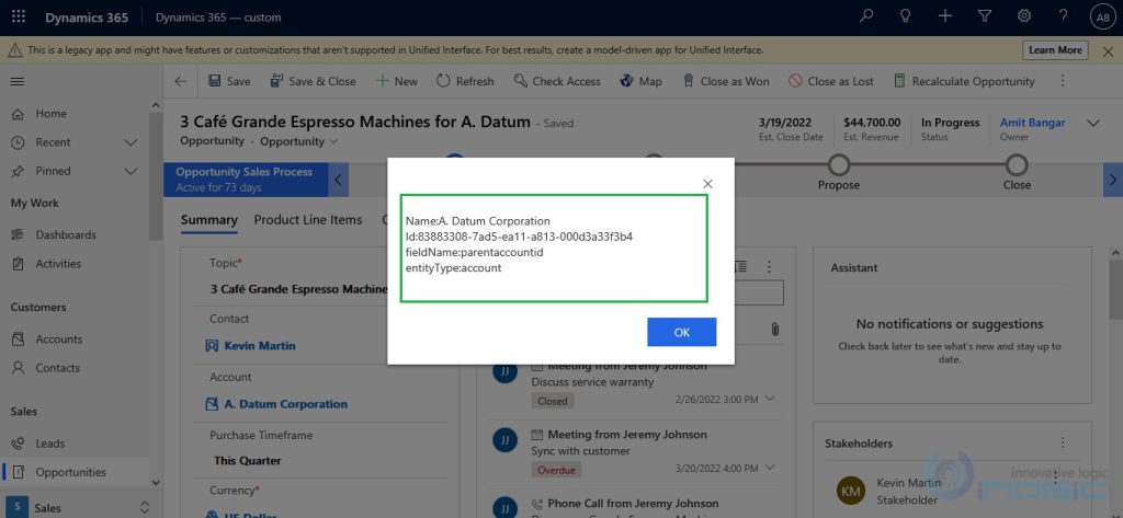 How to retrieve set lookup record information using addOnLookupTagClick() function - Microsoft ...