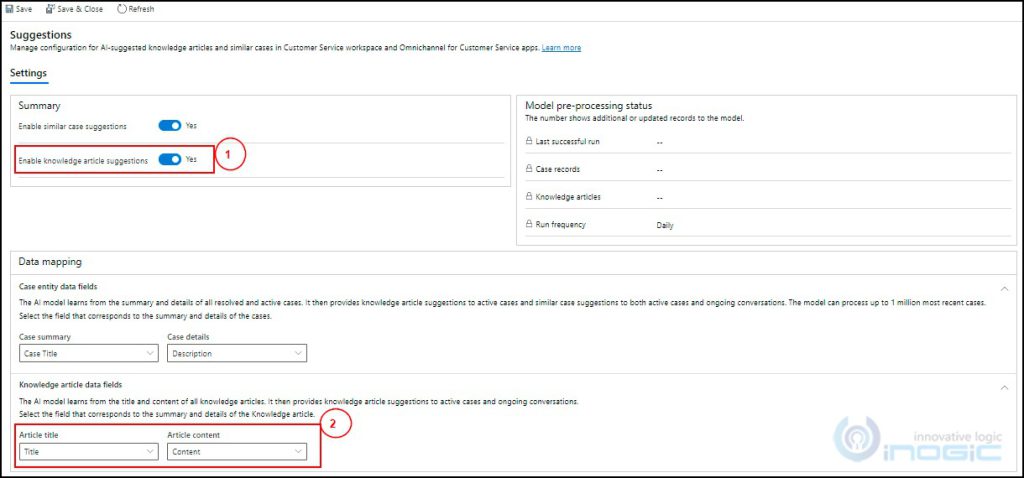 AI model-based suggestions for similar Cases and Knowledge Articles ...