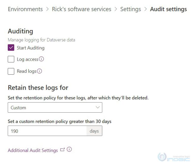 Enhanced auditing-retention policy and delete logs options in Dynamics ...