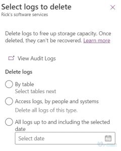 Enhanced auditing-retention policy and delete logs options in Dynamics 365 CRM - Microsoft ...