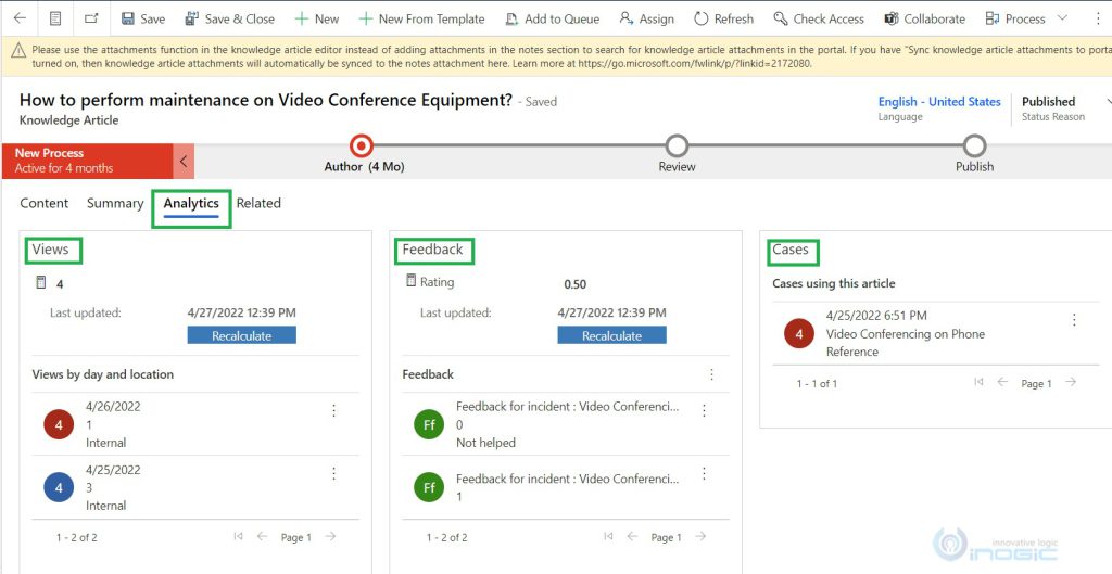 Knowledge Analytics Report in Dynamics 365 Customer Service - Microsoft ...