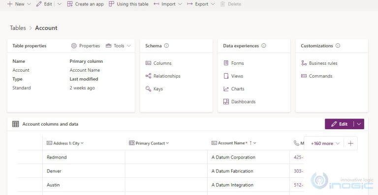 The new look of Dataverse Tables! - Microsoft Dynamics 365 CRM Tips and ...