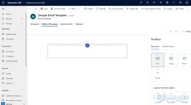 An enhanced experience for creating Email templates - Microsoft ...