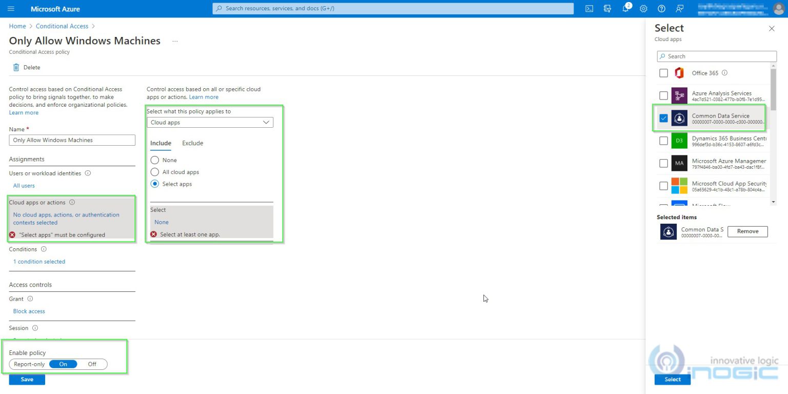 Use of conditional access to restrict access to Dynamics 365 CRM by Operating System - Microsoft ...