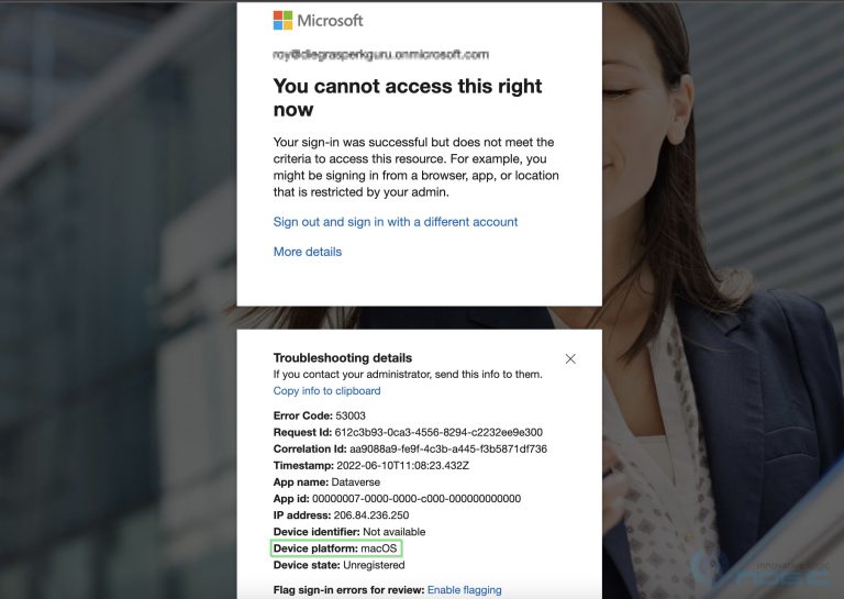 Use Of Conditional Access To Restrict Access To Dynamics 365 Crm By Operating System Microsoft