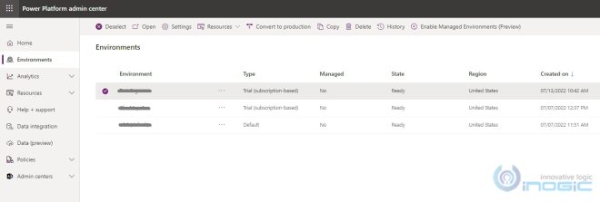 Use of Enable Managed Environments(Preview) feature in Power Platform ...