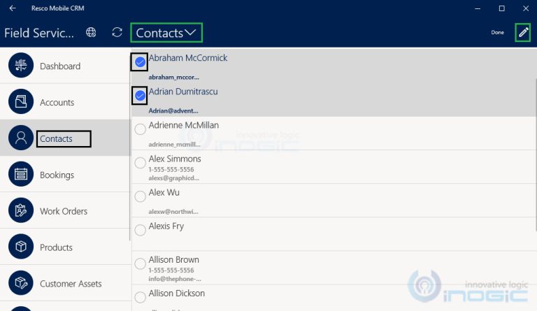 Bulk Update Records In Resco Mobile App Within Dynamics 365crm And More Microsoft Dynamics