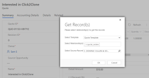 Clone multiple copies of your Microsoft Dynamics 365 CRM Records with just 1 click and more ...