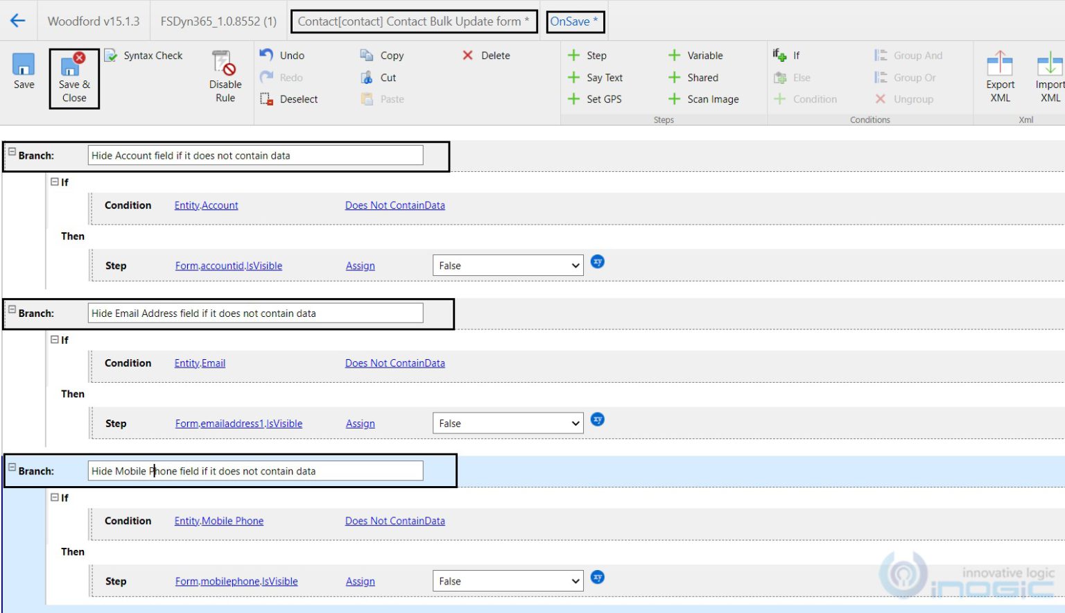 How To Overcome The Issue Of ‘clear Fields Value Of Bulk Update Command In Resco Mobile App