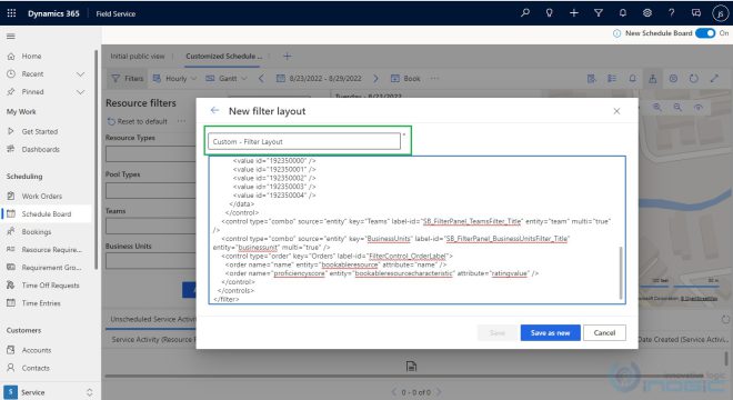 Schedule Board Extensibility in Microsoft Dynamics 365 Field Service ...