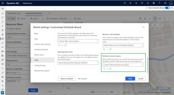 Schedule Board Extensibility in Microsoft Dynamics 365 Field Service - Microsoft Dynamics 365 ...