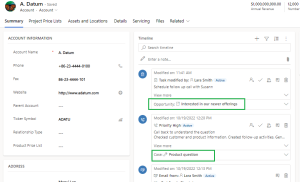 Enhanced Timeline View within Dynamics 365 - Microsoft Dynamics 365 CRM ...
