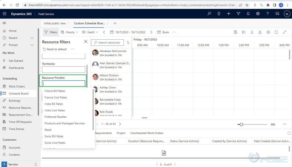 Advanced Schedule Board Customizations In Dynamics 365 Field Service