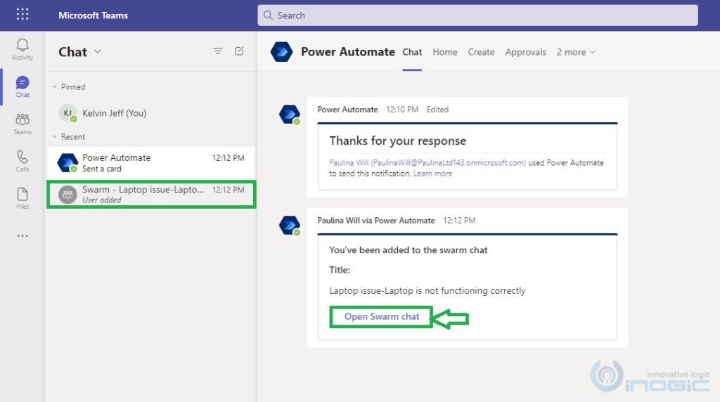 Utilizing the Swarming feature in Teams (PREVIEW) for intelligent ...