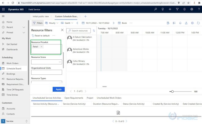Advanced Schedule Board Customizations in Dynamics 365 Field Service - Microsoft Dynamics 365 ...