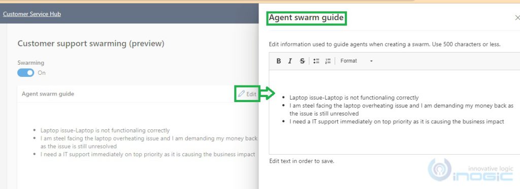 Utilizing the Swarming feature in Teams (PREVIEW) for intelligent ...