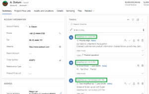 Enhanced Timeline View within Dynamics 365 - Microsoft Dynamics 365 CRM ...