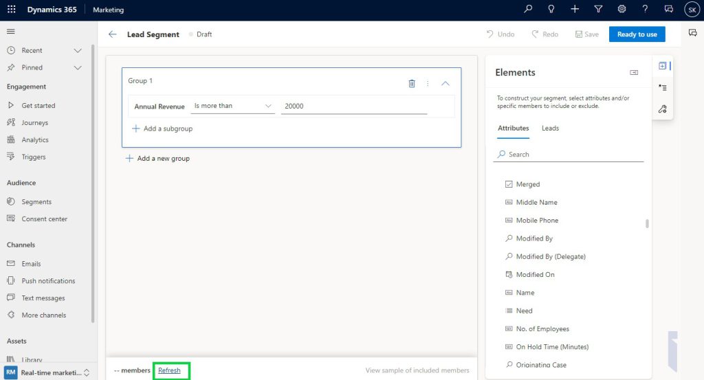 Segmentation in Real-Time Marketing within Microsoft Dynamics 365 ...