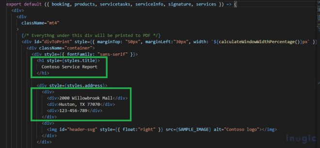 How to modify the OOB Field Service technician service Report using PCF ...