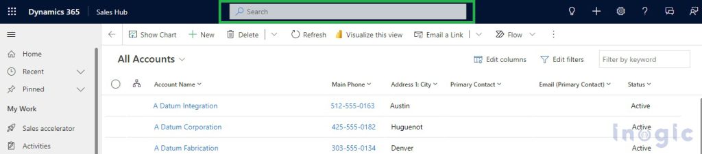 Single table search option in Dataverse Search - Microsoft Dynamics 365 ...