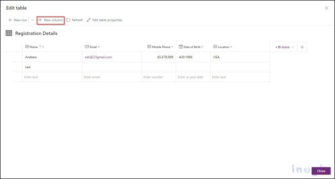 Create Tables Using Canvas App Designer Within Power Platform Microsoft Dynamics 365 Crm Tips