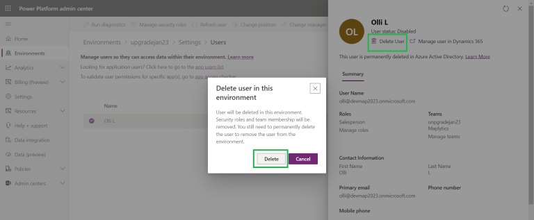 How To Permanently Delete Disabled Users From Power Platform Microsoft Dynamics 365 Crm Tips