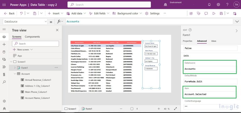 How To Display Search And Filter Data Table In Canvas App Microsoft Dynamics 365 Crm Tips